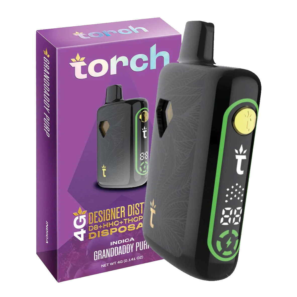 random flavor selection Torch 4g Designer Distillate Vape - Granddaddy