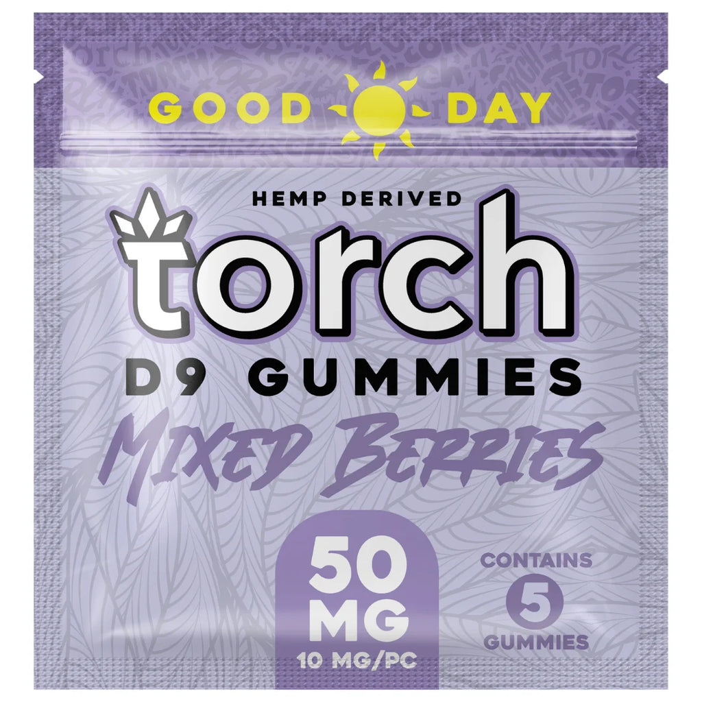 Torch Delta-9 Delta 9 Gummies 50mg - Mixed Berries – Aventus8