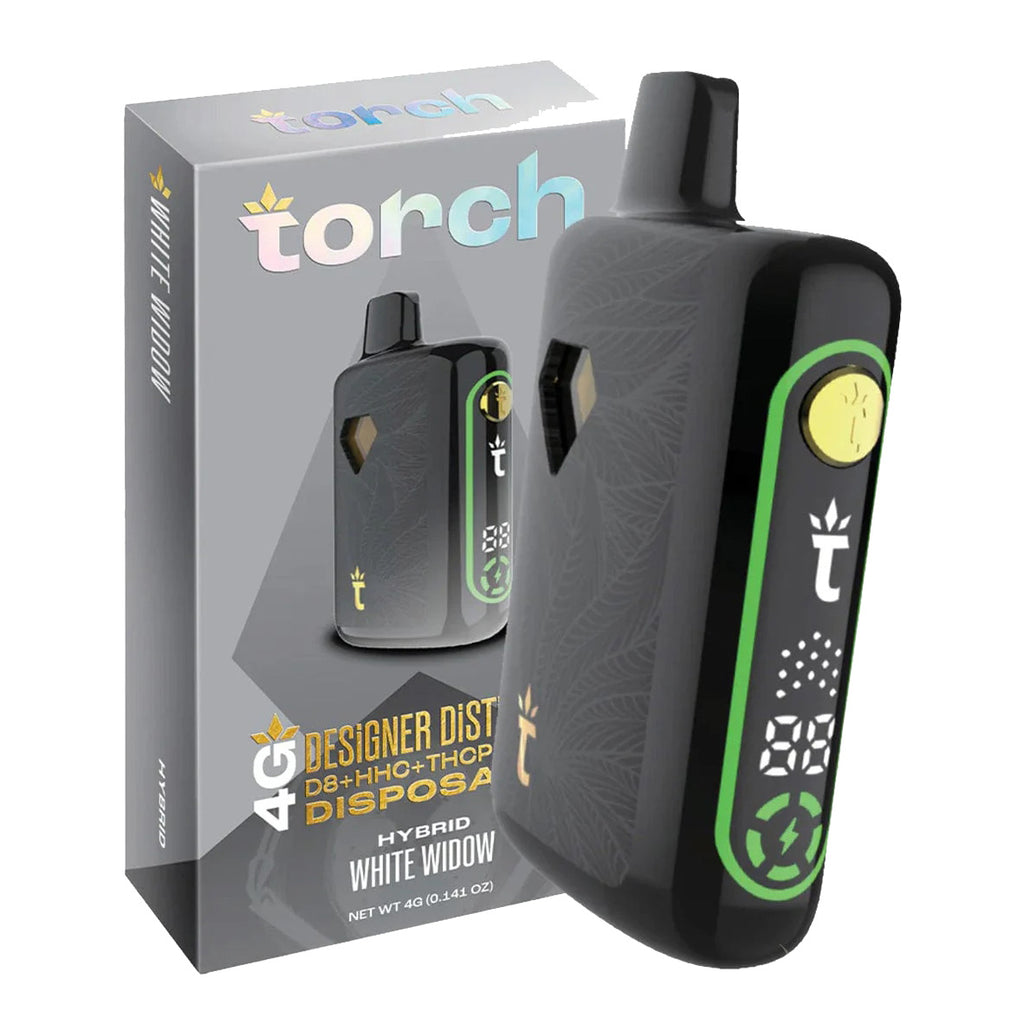 Torch 4g Designer Distillate Vape - White Widow - Hybrid – Aventus8