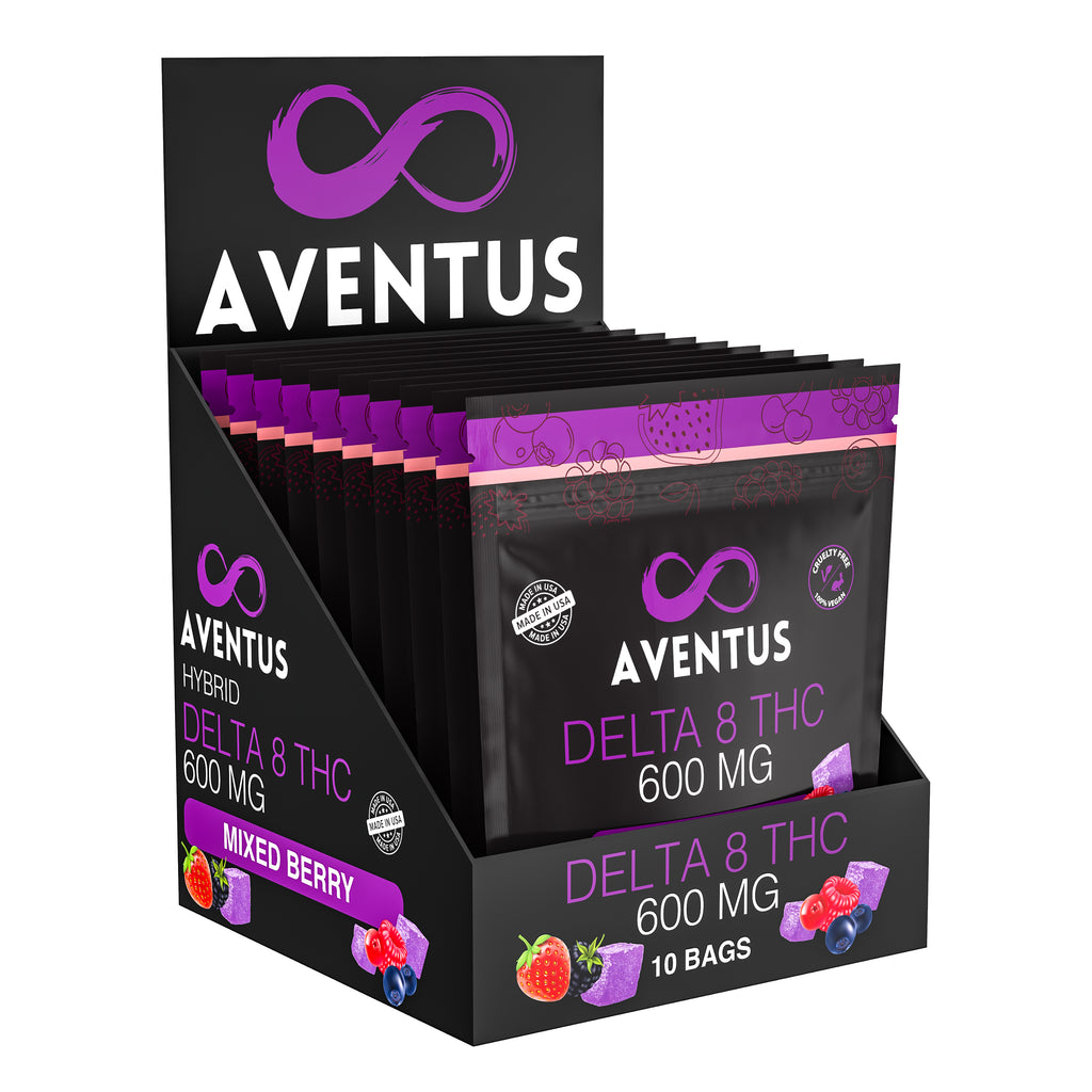 DELTA 8 THC INFUSED GUMMIES MIXED BERRY 600mg – Aventus8